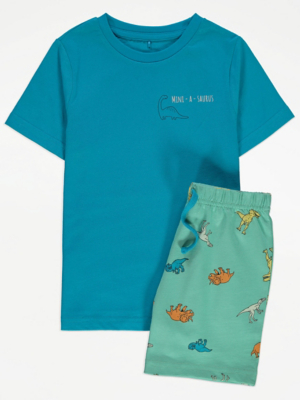 Dinosaur Mini-A-Saurus Kids Matching Family Short Pyjamas | Kids ...