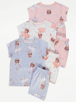 Bluey Faces Short Pyjamas 3 Pack | Kids | George at ASDA