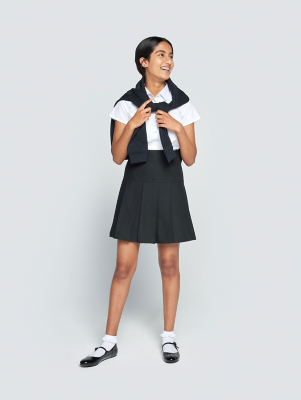 Senior Box Pleat Girls School Skirts 2 Pack | School | George at ASDA