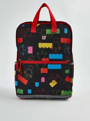 Lego Black Block Design Backpack | Kids | George at ASDA