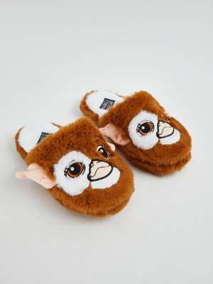 Gremlins Tan Faux Fur Mule Slippers | Men | George at ASDA