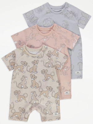Disney Character Rompers 3 Pack | Baby | George at ASDA