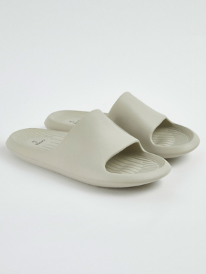 Cream Moulded Sliders | Men | George at ASDA
