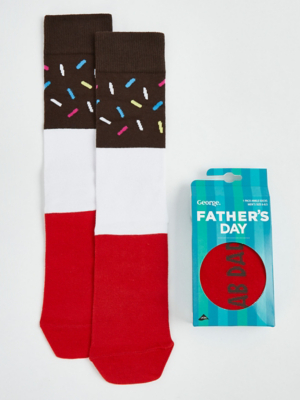 Fab Dad Ice Lolly Socks Giftbox | Men | George at ASDA