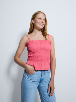 Coral Shirred Bandeau Top | Women | George at ASDA
