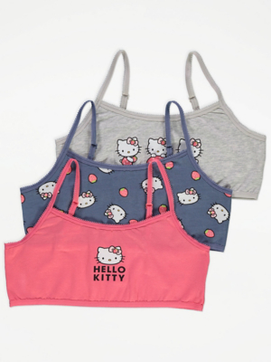 Hello Kitty Strawberry Crop Tops 3 Pack | Kids | George at ASDA