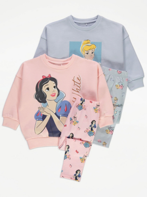 Disney Princess Sweatshirt and Leggings Set 2 Pack | Kids | George at ASDA