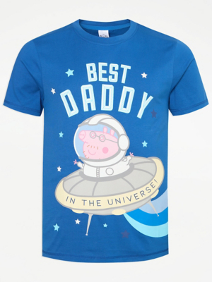 Peppa Pig Daddy Pig Best Daddy T-Shirt | Men | George at ASDA