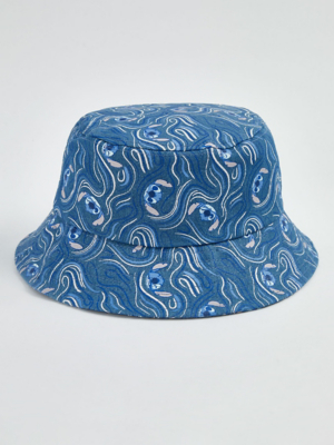 Disney Stitch Blue Denim Bucket Hat | Women | George at ASDA