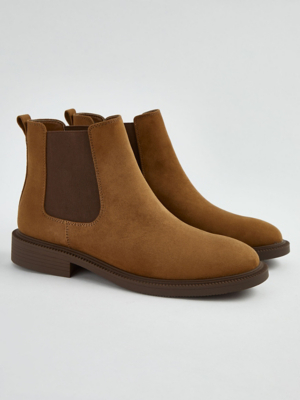Tan Suede Effect Chelsea Boots | Women | George at ASDA