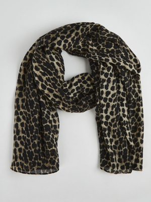 Leopard Print Lightweight Scarf | Women | George at ASDA