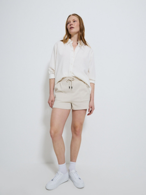 Cream Sweat Shorts | Women | George at ASDA