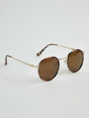 Gold Aviator Sunglasses | Women | George at ASDA