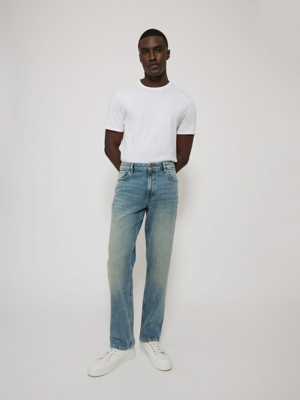 Straight Fit Jeans With Stretch | Men | George at ASDA