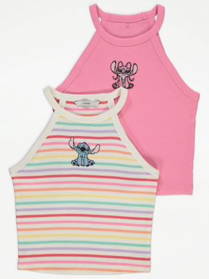 Disney Lilo and Stitch Halter Neck Vest Tops 2 Pack | Kids | George at ASDA