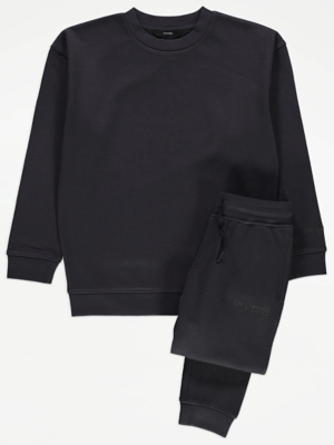 Charcoal Un-Limited Division Sweatshirt and Joggers Set | Kids | George ...