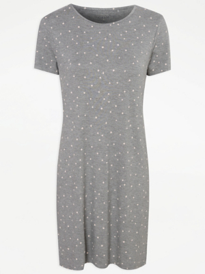 Grey Star Nightdress | Lingerie | George at ASDA