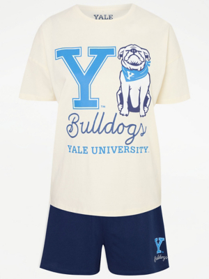 Yale University Navy Bulldog Short Pyjamas | Lingerie | George at ASDA