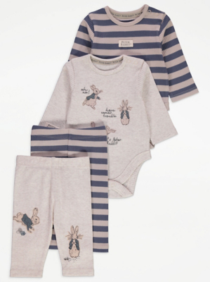 Peter Rabbit Bodysuit and Leggings Outfit 2 Pack | Baby | George at ASDA