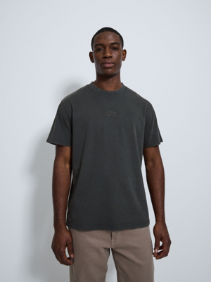 Charcoal Garment Dyed Pathfinder Logo T-Shirt | Men | George at ASDA
