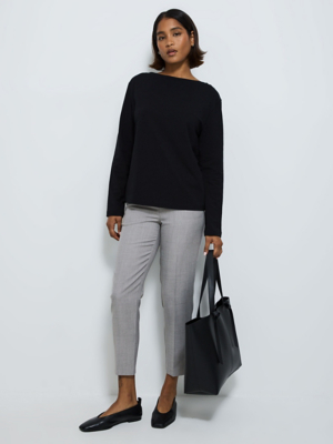 Light Grey Seam Tapered Trousers | Women | George at ASDA