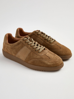 Tan Suede Retro Trainers | Men | George at ASDA