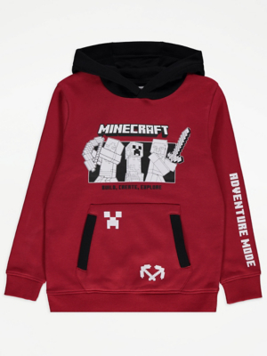 Minecraft Colour Block Adventure Mode Hoodie | Kids | George at ASDA