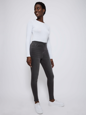 Light Grey Erin High Waisted Jeggings | Women | George at ASDA