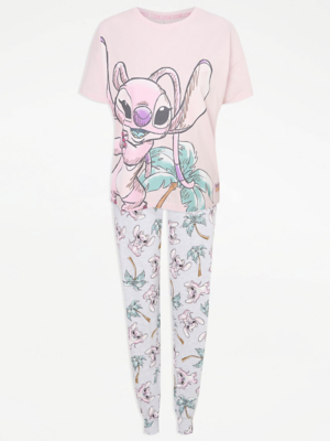 Disney Lilo & Stitch Angel Palm Short Sleeve Pyjamas | Lingerie ...
