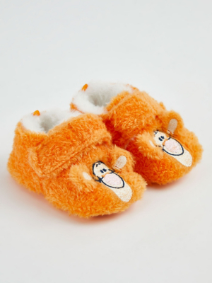 Disney Winnie The Pooh Tigger Fluffy Cupsole Slippers | Baby | George ...