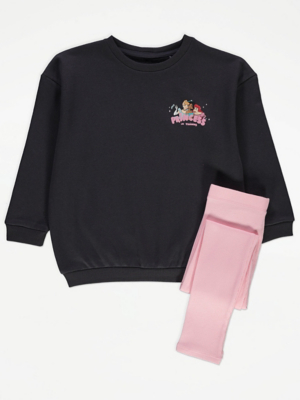 Disney Princess In Training Sweatshirt and Leggings Outfit | Kids ...