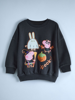 Peppa Pig Halloween Charcoal Character Sweatshirt | Kids | George at ASDA