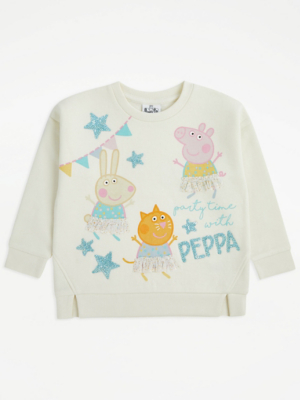 Peppa Pig Sequin Star Party Time Sweatshirt | Kids | George at ASDA