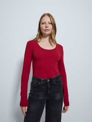 Red Long Sleeve Top | Women | George at ASDA