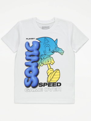 Sonic The Hedgehog Bubble T-Shirt | Kids | George at ASDA