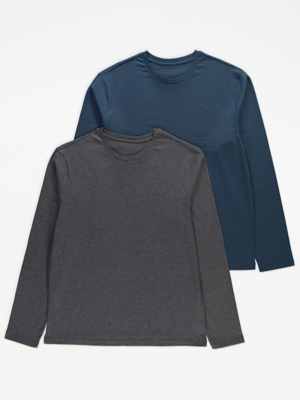 Lounge Long Sleeve Tops 2 Pack | Men | George at ASDA