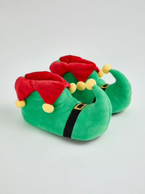 Christmas Elf Green Slipper Boots | Men | George at ASDA