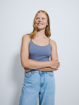 Slate Blue Basic Fitted Cami Top | Women | George at ASDA