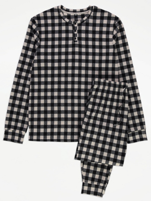 Christmas Checked Ribbed Matching Family Mens Pyjamas | Men | George at ...