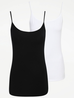 Fitted Cami Tops 2 Pack | Women | George at ASDA