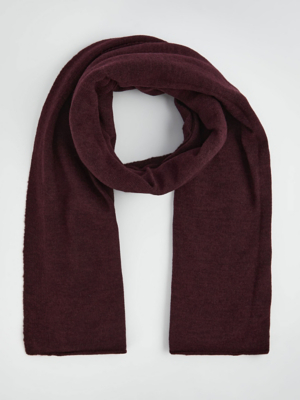 Plum Lightweight Knitted Scarf | Women | George at ASDA