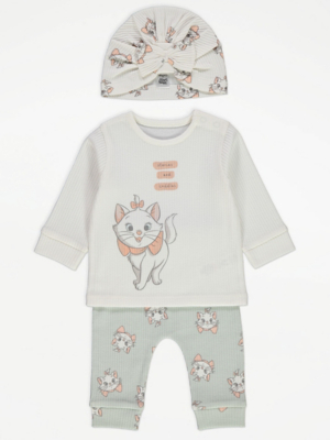 Disney Aristocats Marie Top Leggings and Turban Outfit | Baby | George ...