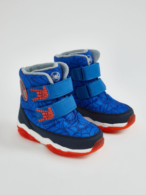 Marvel Spidey & Friends Light Up Chunky Snow Boots | Kids | George at ASDA