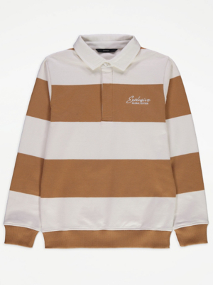 Striped Long Sleeve Rugby Sweatshirt | Kids | George at ASDA
