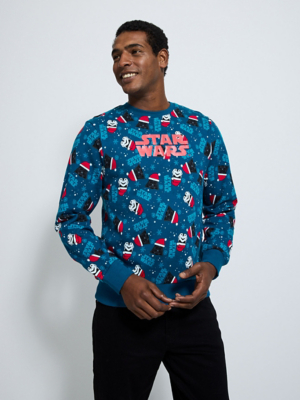 Disney Star Wars Christmas Santa Hat Sweatshirt | Men | George at ASDA