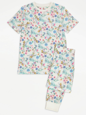Disney Belle Floral Yellow Short Pyjamas | Kids | George at ASDA