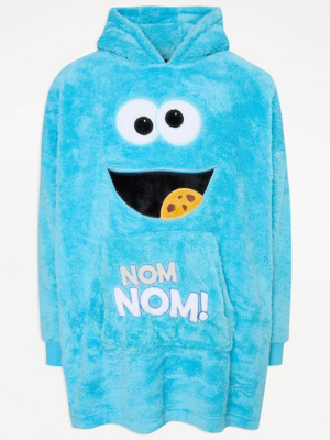 Sesame Street Cookie Monster Snuggle Hoodie | Men | George at ASDA
