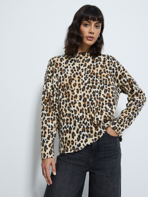 Leopard Print Lightweight Soft Touch Jumper | Women | George at ASDA