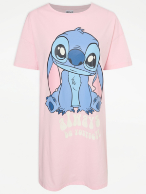 Disney Lilo & Stitch Pink Be Yourself Nightdress | Lingerie | George at ...