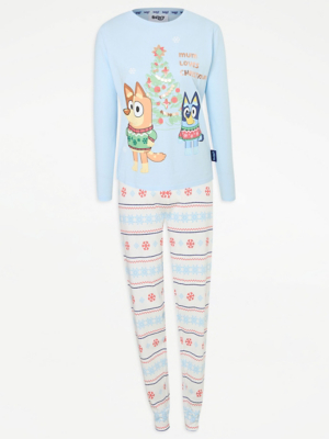 Bluey Christmas Mum Matching Family Pyjamas | Lingerie | George at ASDA